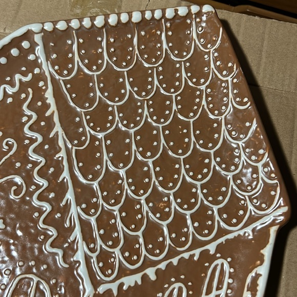 Pottery Barn | Holiday | Pottery Barn Gingerbread House Serving Platter ...